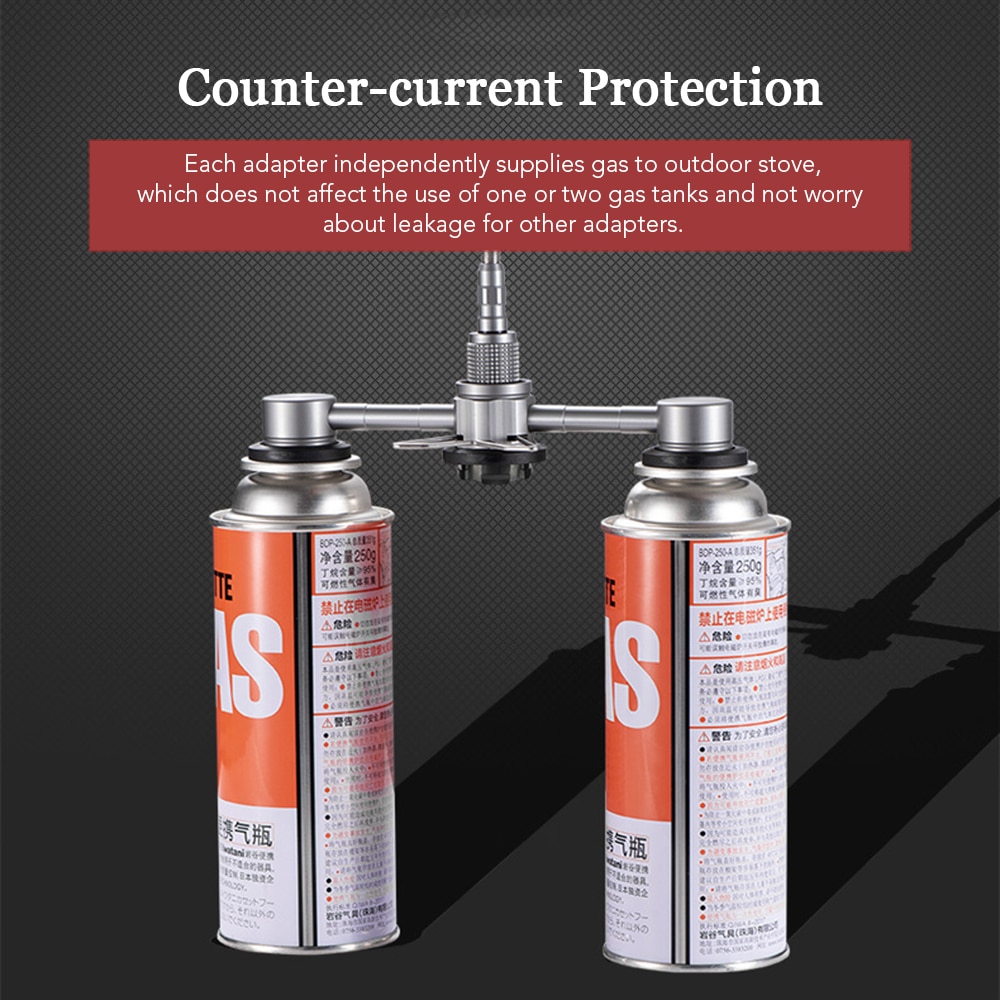 3 in 1 Butane Aluminium Alloy Adapter Cassette for Gas Canister