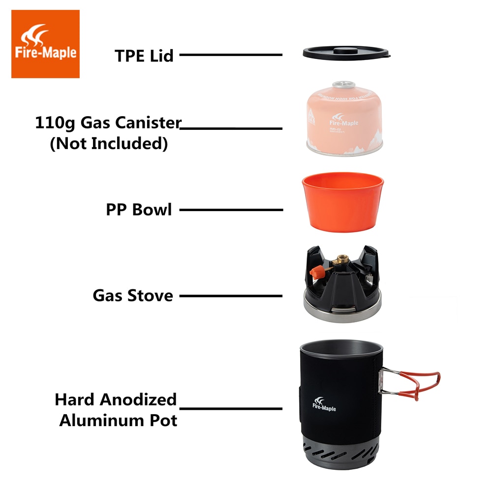 Fire Maple Star X1 Camping Stoves with Portable Gas Burners and Heat ...