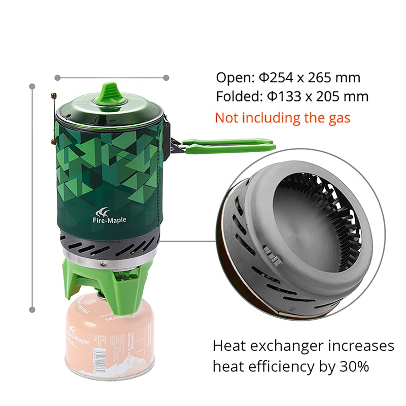 Fire Maple X2 Portable Gas Stove Burner Set for Camping & Hiking