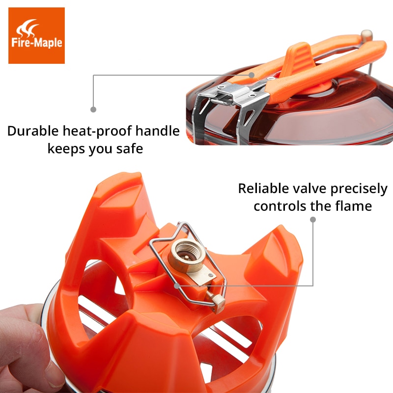 Fire Maple X2 Portable Gas Stove Burner Set for Camping & Hiking