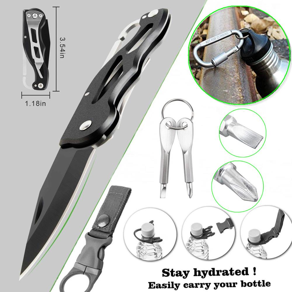 Outdoor Emergency Survival Tool Kit for Hiking / Camping in the Forest