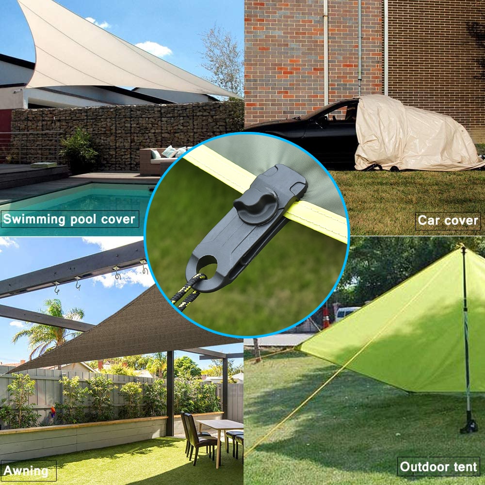 Reusable Tent Canopy Clip Clamps for Tarpaulin Buckle / Shelters