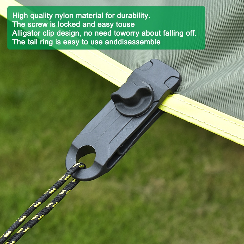 Reusable Tent Canopy Clip Clamps for Tarpaulin Buckle / Shelters
