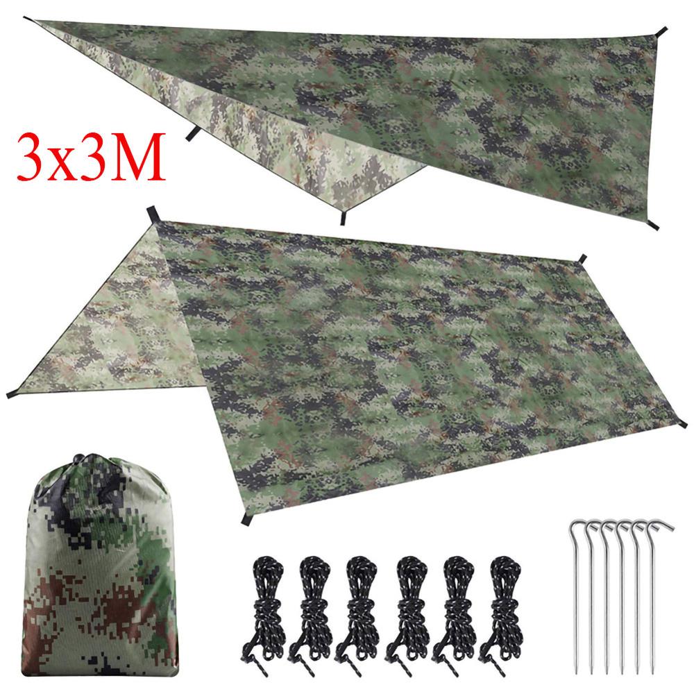 Ultralight Waterproof Camouflage Garden Canopy Sun shade Camping Shelter